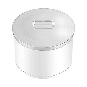 304 Stainless Steel Fire Pit Lid Fit for Solo Stove Bonfire 19.5" Fire Pit, Round Cover with Heat Resistant Handle, Outdoor Fire Pits Wood Burning and Camping Accessories