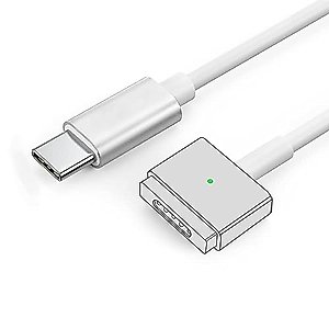 SlimQ USB C Magnetic Adapter USB C to 2 T-Tip Cable Cord 5.9FT PD 60W 85W 100W Power Fast Head Charging Compatible w Typec mag-safe2 Old MacBook Pro After 2012 Year (for MacBook Pro Only)