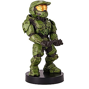 Exquisite Gaming: Halo: Master Chief - Mobile Phone & Gaming Controller Holder, Device Stand, Cable Guys, Xbox Licensed Figure