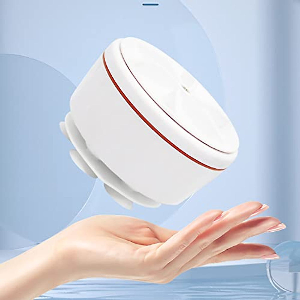 Mini Washing Machine Ultrasonic Turbine Washing, Portable Turbo Washing Machine for Travelling Business Trip Camping College Room Turbo Washer for Cleaning Sock,Underwear