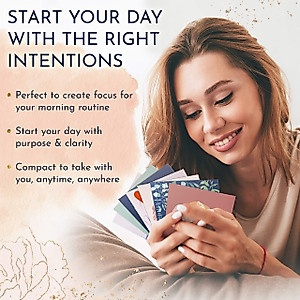 RYVE Positive Affirmations Cards for Women - 52 Mindfulness Cards with Affirmations and Inspirational Quotes - Motivational Cards, Meditation Cards, Inspirational Cards, Daily Affirmation Cards