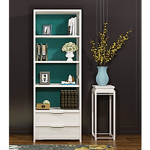 FunStick Teal Green Grasscloth Wallpaper Peel and Stick Textured Fabric Linen Wallpaper Self Adhesive Faux Grasscloth Contact Paper for Room Walls Cabinets Furniture Drawers Desk Removable 15.8"x78.8"