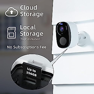 4Pack Security Cameras Wireless Outdoor, 2K Battery Powered Spotlight Siren Alarm WiFi Surveillance Camera for Home Security, AI Motion Detection, Color Night Vision,2-Way Audio, Waterproof, Cloud/SD