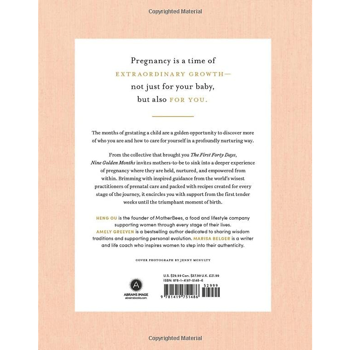 Nine Golden Months: The Essential Art of Nurturing the Mother-To-Be