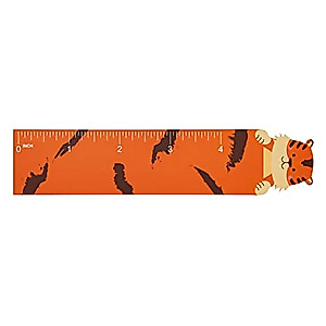 144 Piece Cute Jungle Animal Bookmarks Bulk for Kids with 4 Inch Ruler (36 Designs, 1.25 x 6 in)