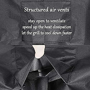 Utheer 7113 Grill Cover for Weber Q100 Q1000 Q1200 Q200 Q2000 Q2200 Series, Fits Weber 50060001 51060001 54060001 Liquid Propane Grills, Waterproof and UV Resistant