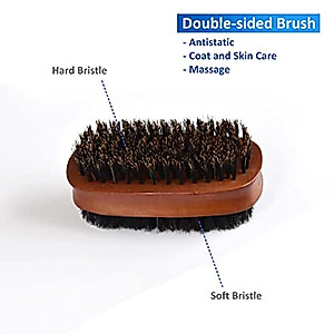 Horse Grooming Kit Blue Tote - 9pcs Horse Care Kit with Multi-Function Brushes & Curry Combs, Sweat Scraper, Hoof Pick, Hoof Knife for Horse Kit Horse Cleaning Tool Set Equine Grooming Portable