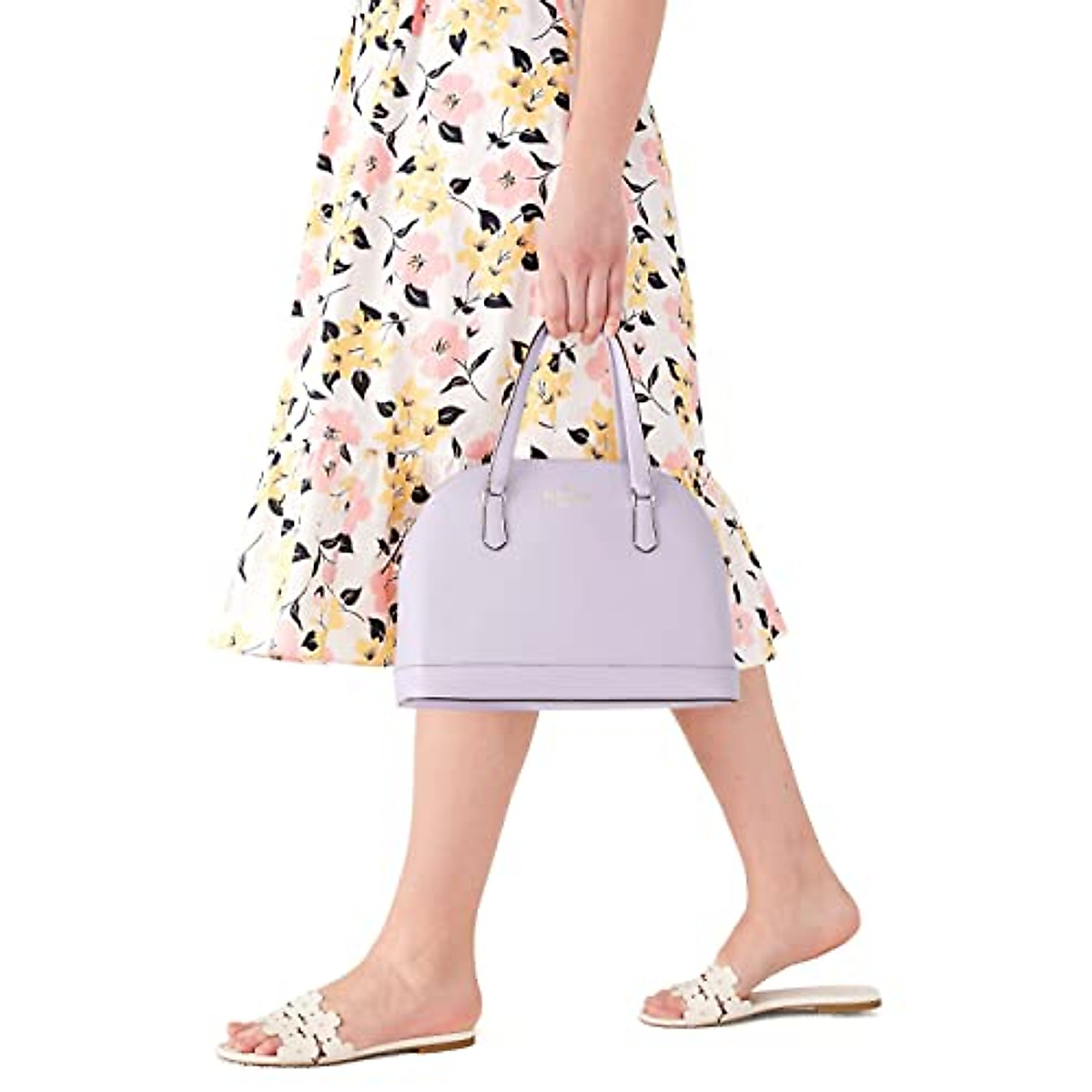 Kate Spade Sadie Medium Dome Satchel (Lilac Frost)