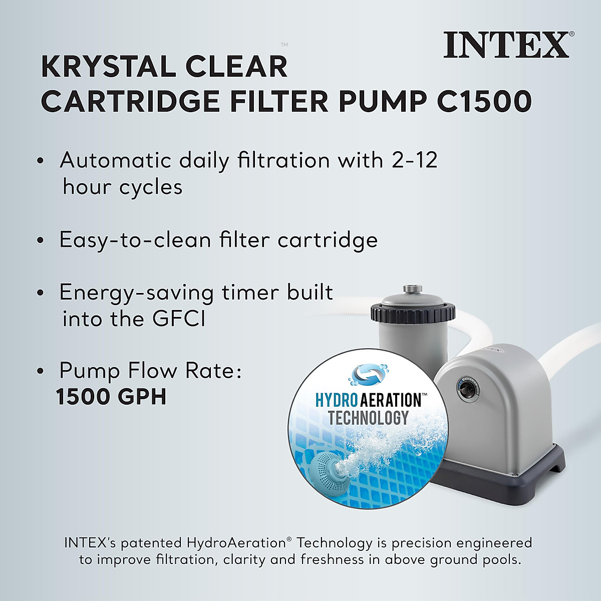 Intex 26795EH Prism Frame Premium Oval Above Ground Swimming Pool Set: 16.6ft x 9ft x 48in – Includes 1500 GPH Cartridge Filter Pump – Removable Ladder – Pool Cover – Ground Cloth