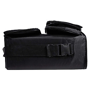 Rockville 3U Rack Bag Double-Sided Case with 16" Depth + Shoulder Strap (RRB35) Black