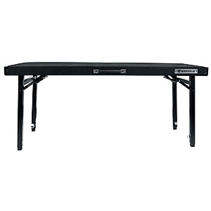 Rockville RTBL4 Adjustable Height DJ Table Folding Legs + Carry Bag 20" x 60"