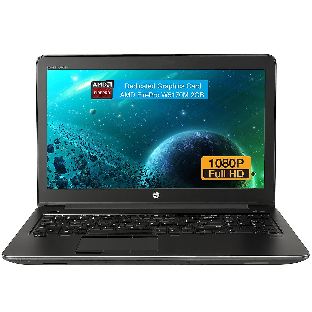 HP ZBook 15 G3 Workstation Laptop, 15.6" FHD (1920x1080) Screen, Core i7-6700HQ 2.6GHz, Up to 3.5GHz, AMD FirePro W5170M 2GB, 16GB RAM, 512GB SSD, Backlit Keyboard, Windows 10Pro (Renewed)