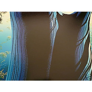 Eyvind Earle Blue Pine Original Ltd Ed Signed