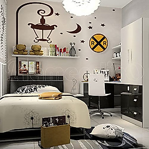 Framendino, Railroad Crossing Tin Sign Metal Tin Traffic Sign Wall Decor Rail Road Round Symbol Sign 12 Inch