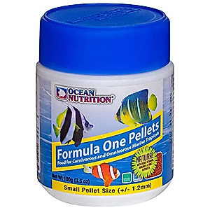 Ocean Nutrition Formula One Pellets 3.5-Ounces (100 Grams) Jar - Small Pellet Size