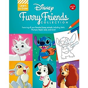Learn to Draw Disney Furry Friends Collection: Featuring all your favorite Disney animals, including Stitch, Thumper, Rajah, Lady, and more! (Licensed Learn to Draw)