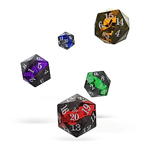 Oakie Doakie Dice D20 Spindown Dice Set Enclave (5)