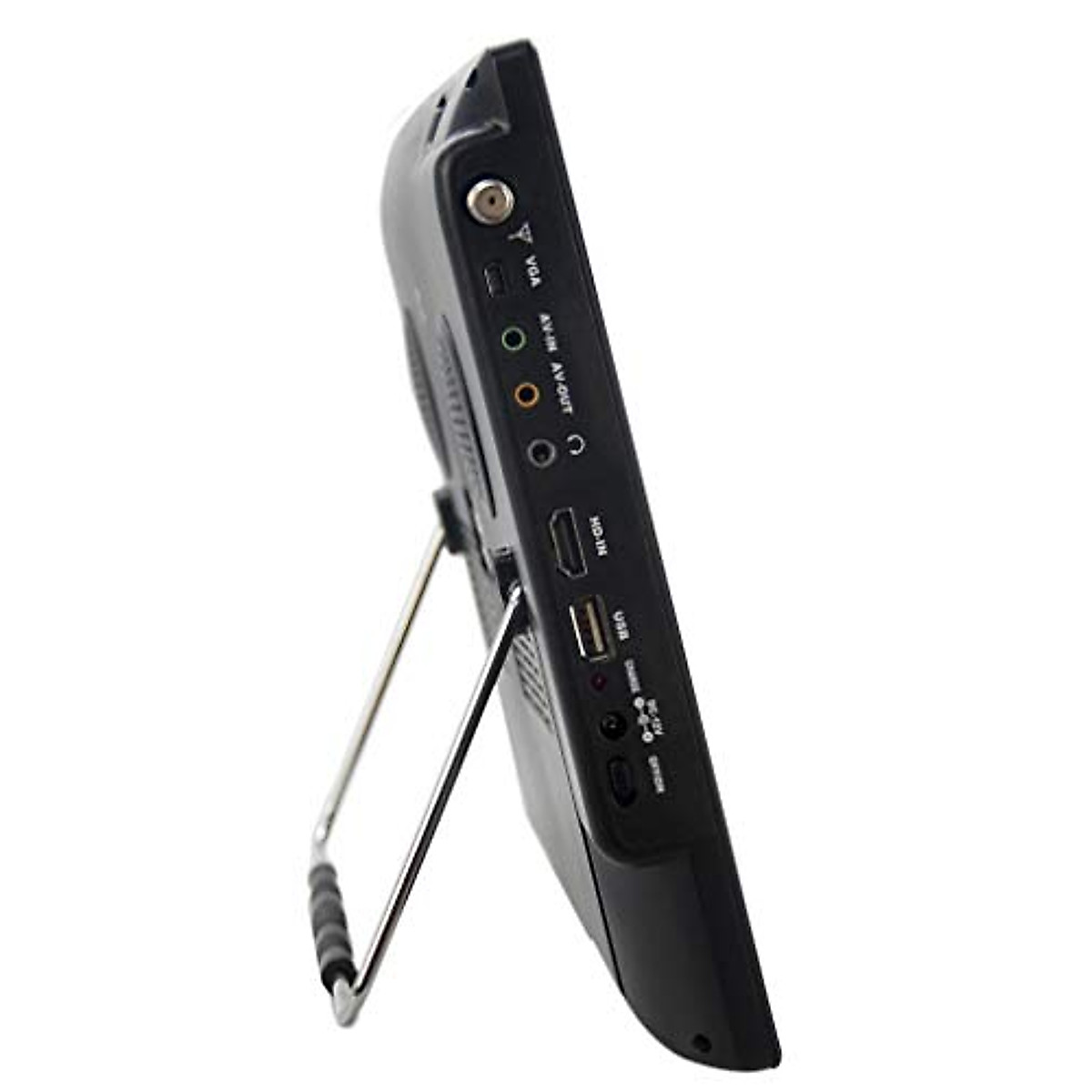 MILANIX 14.1" Portable Widescreen LED TV with HDMI, VGA, MMC, FM, USB/SD Card Slot, Built in Digital Tuner, AV Inputs, and Remote Control