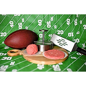 Hanerk XL Burger Press 5 1/2" inch Patty Maker, Easy to Clean Dishwasher Safe, Stainless Steel, 5 1/2 inch Diameter Burger Patty, Grill Tool, Patty Maker, Mold, Thin or Thick