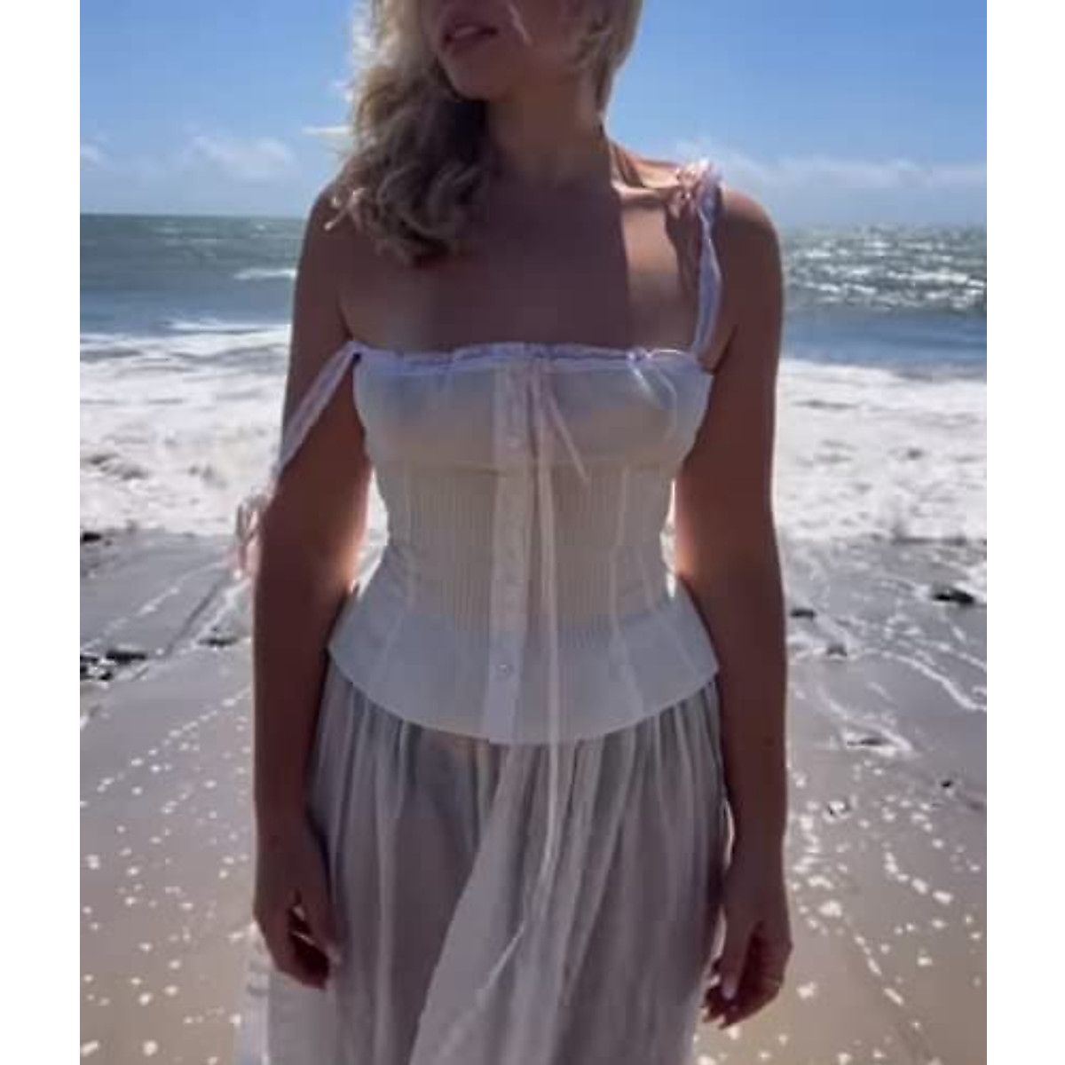 Women Y2k Square Neck Bustier Top Lace Patchwork Crop Camis Slim Fit Low Cut Camisole Vests Trendy Fairycore Tanks