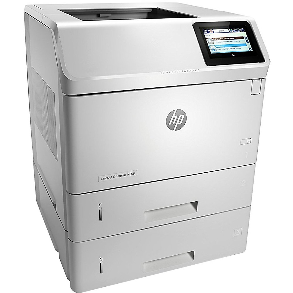 HP Monochrome Laserjet Enterprise M605x Printer w FutureSmart Firmware, (E6B71A)