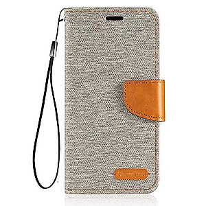 for Infinix Smart 5 Pro Case, Oxford Leather Wallet Case with Soft TPU Back Cover Magnet Flip Case for Infinix Smart 5 Pro (6.52”)