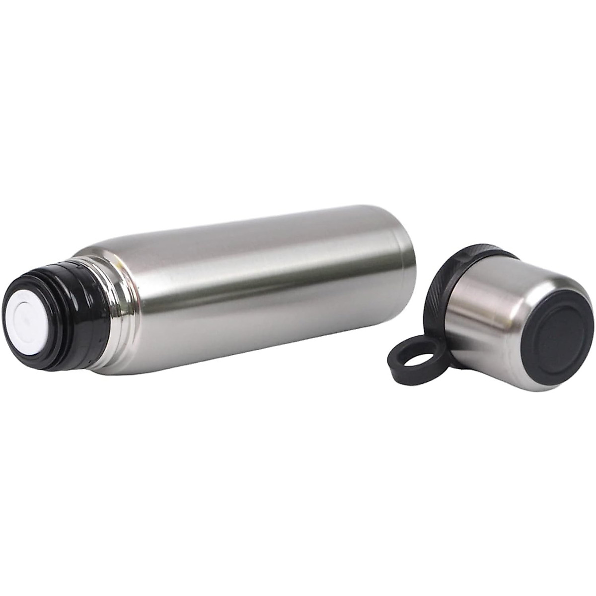 Thermo For Hot Drinks, (SILVER) 20 OZ, BPA-Free, Double Wall Insulated, 304 Stainless Steel Bottle, Vacuum Flask, For Coffee, Chocolate, Tea, Water