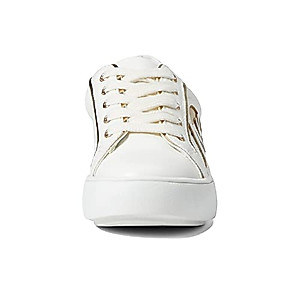 Michael Kors Girl's Jordana Poppy (Little Kid/Big Kid) White Smooth 3 Little Kid M