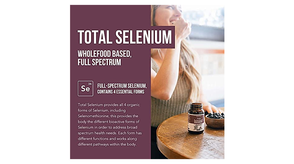 Total Selenium 200 mcg Plant-Based Supplement for Optimal Health