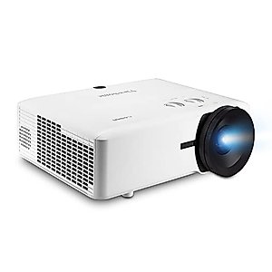 ViewSonic LS921WU 6000 Lumens WUXGA Short Throw Laser Projector for 200 Inch Screen, Dual HDMI, 4K HDR HLG Support, 1.1x Optical Zoom for Business and Education, White