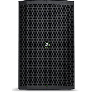 Mackie Thump215 1400W 15" Powered PA Loudspeaker System (Pair) Bundle with Auray SS-47S-PB Steel Speaker Stands, Carrying Case, and 2X 20 XLR-XLR Cable