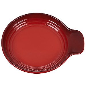 Le Creuset Signature Stoneware Spoon Rest, 6 Inches, Cerise