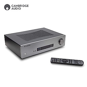 Cambridge Audio CXA61 Stereo Two-Channel Amplifier with Bluetooth and Built-in DAC - 60 Watts Per Channel (Lunar Grey)