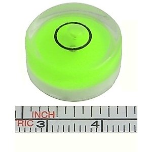 Three 18mm Circular Bubble Spirit Level 8.6mm Thick Use with Tripod Etc. New