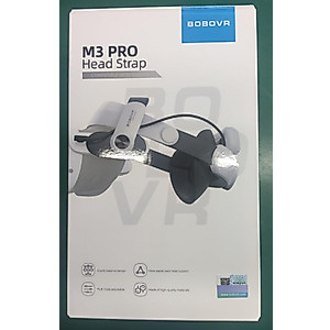 BOBOVR M3 Pro Battery Pack Head Strap Accessories, Compatible with Meta Quest 3/Quest 3S,Reduce Facial Stress,Magnetic Battery Swap Design