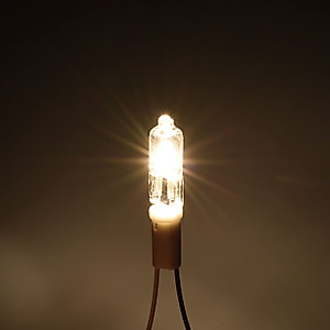 Diximus G4 Low Voltage Halogen Bulbs - 20 Watt Small Light Bulb – 12V Landscape Light Bulbs 20W Bi-Pin Bulb for Under Cabinet Puck Light, Chandeliers, Track Lighting - Warm White 2700K - 10 Pack