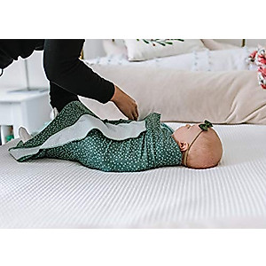 Large Premium Knit Baby Swaddle Receiving Blanket"Juniper" by Copper Pearl