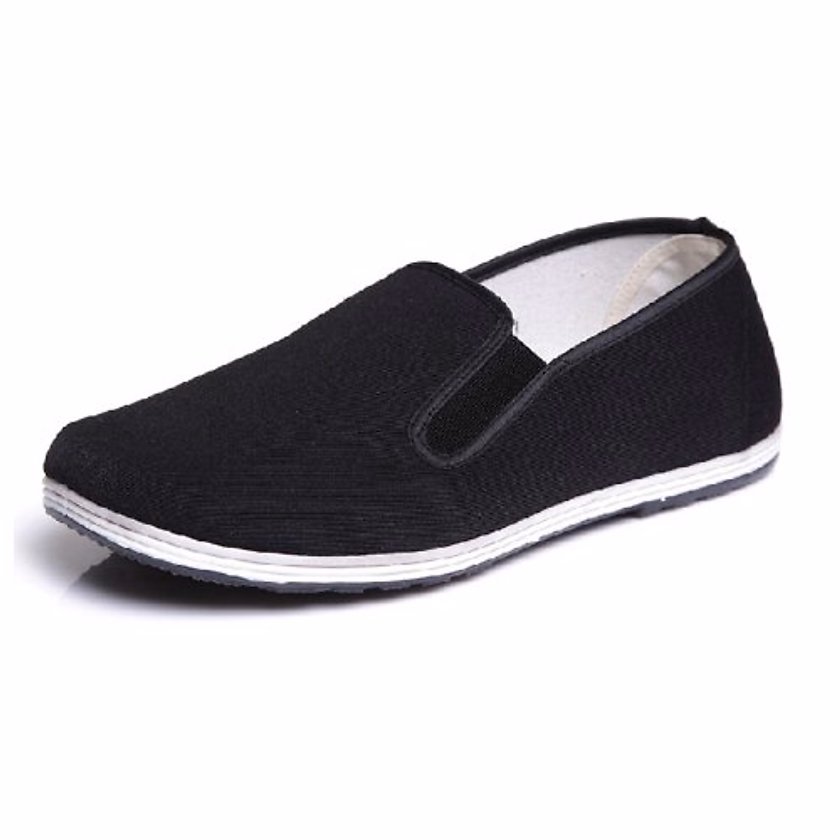 UNOW Chinese Traditional Cloth Kung Fu Shoes,Classic Soles,Black,41 | (US:Men 8-8.5 | Women 9.5)
