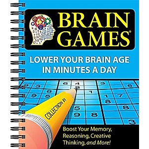 Brain Games #1: Lower Your Brain Age in Minutes a Day (Volume 1)
