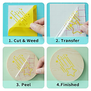 Huaxing Permanent Adhesive Vinyl Bundle, Premium Adhesive Vinyl with Matte, Glossy Vinyl Sheets (90 Pack, 12" x 12") and 10 Transfer Tape for Deco Sticker, Signs and Craft Cutters