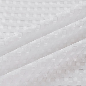 xuan dian Twin Bed Skirt - Twin Size Bed Skirt 14 Inch Drop with Split Corners, Pleated Waffle Weave Bed Skirt,Tailored Dust Easy Fit,Machine Washable (White, Twin - 14" Drop)