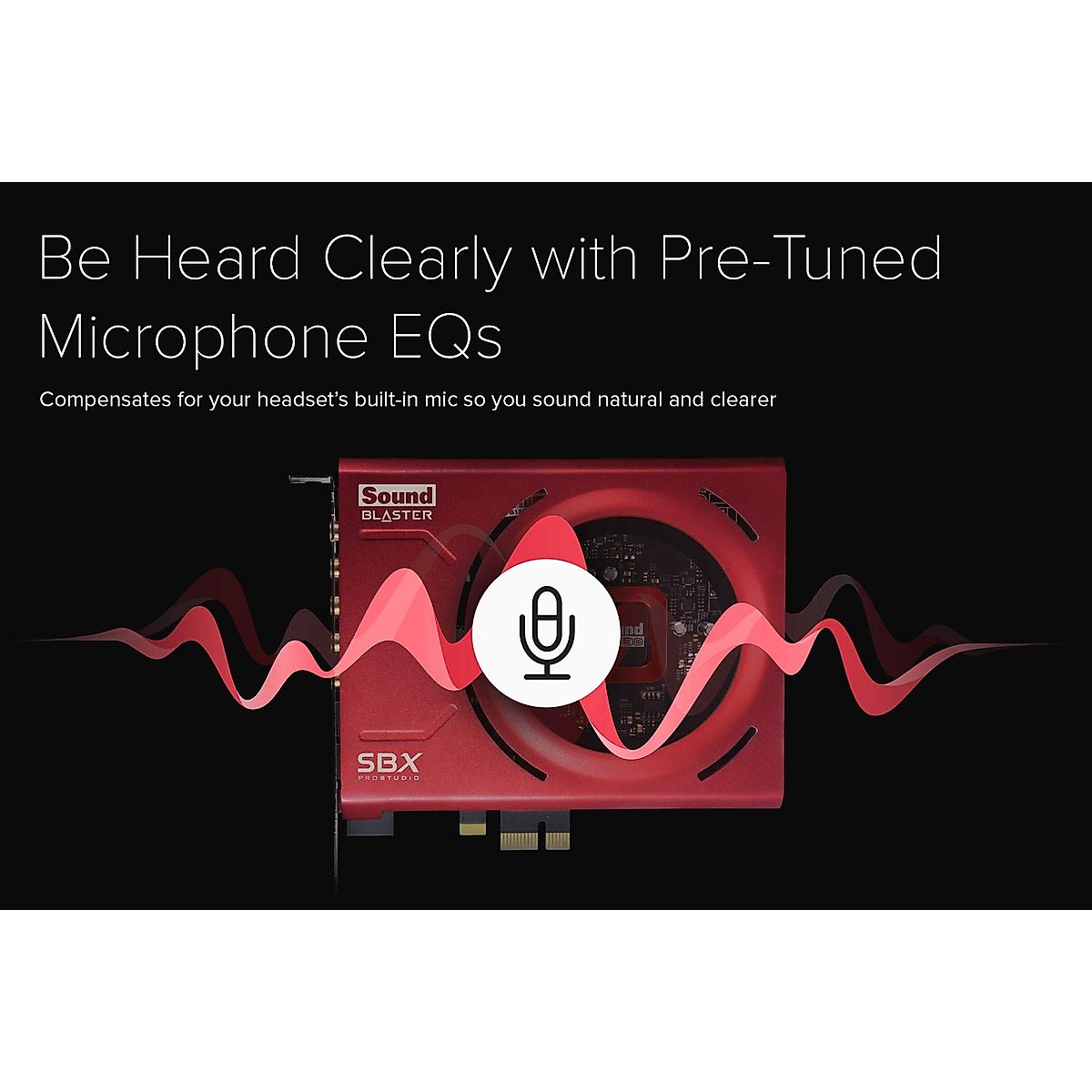 Creative Sound Blaster Z SE Internal PCI-e Gaming Sound Card and DAC, 24-bit / 192 kHz, 116 dB SNR, ASIO, 600Ω Headphones Amp, Mic EQ, Discrete 5.1 / Virtual 7.1, Supports Dolby Digital Live, DTS