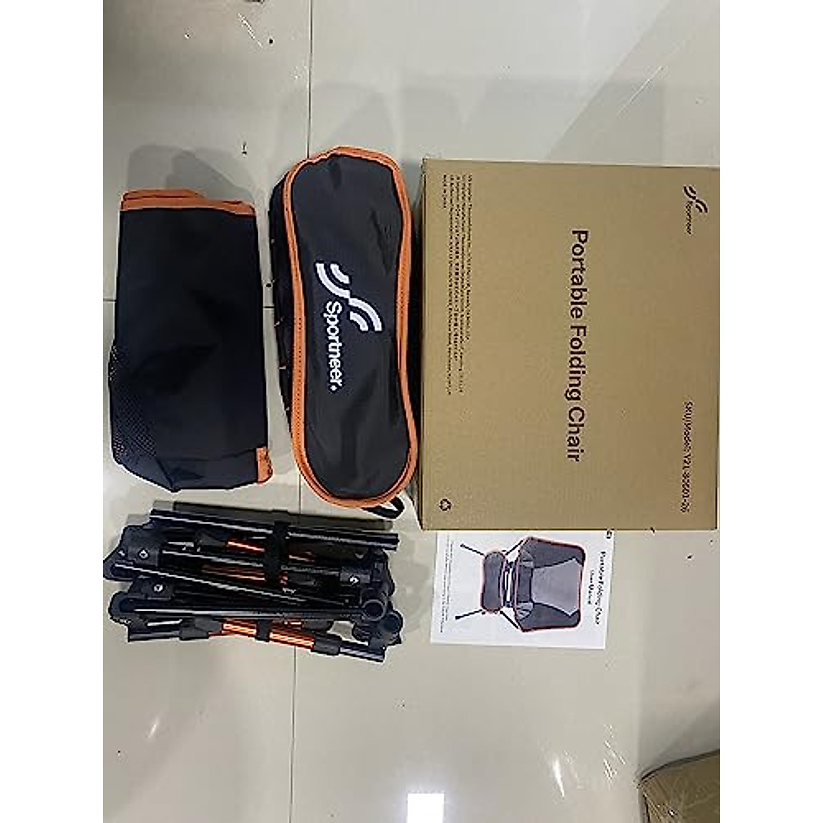 Sportneer Backpacking Chair, Lightweight Portable Camping Chair for Adults Foldable Outdoor Collapsible Camp Chair for Camping Hiking Lawn Picnic Beach Outside Travel