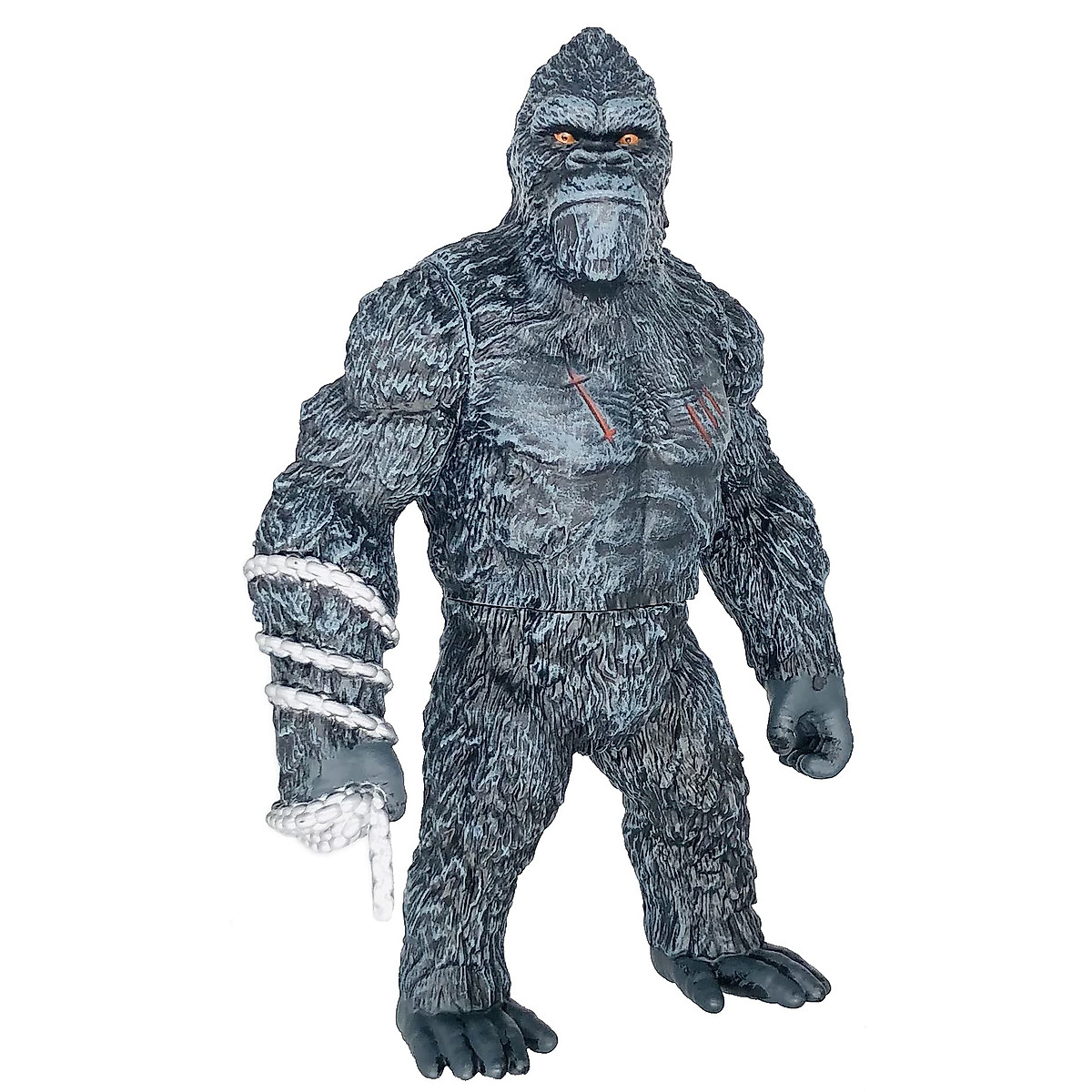 TwCare Giant King Kong vs Godzilla Action Figure 11.3" Fight Mode Gorilla Ape Solid Wild Movie Series, Travel Bag