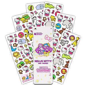 Hello Kitty Backpack and Lunch Box Set for Kids Boys Girls -- 5 Pc 16" Kitty Backpack, Lunch Bag, and More Bundle (Hello Kitty Party School Supplies).