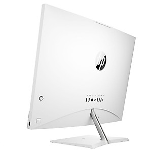 HP Pavilion All-in-One Desktop, 27" FHD Display, AMD Ryzen 7 5700U Processor, 16GB RAM, 1TB SSD, Micro-Edge, Anti-Glare, Wi-Fi 6, Webcam, HDMI, Wired Keyboard&Mouse, Windows 11 Home, White