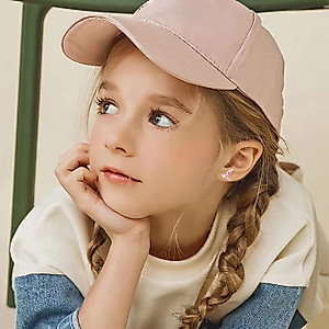 Butterfly Stud Earring for Girls - Sterling Silver Cubic Zirconia Half Butterfly Wing Earrings Dainty Hypoallergenic Heart Studs Earrings for Sensitive Ears Birthday Jewelry Gifts for Women Daughter