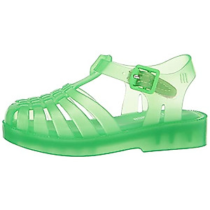 Mini Melissa Girls Flat Sandals, Green, 1 Little Kid