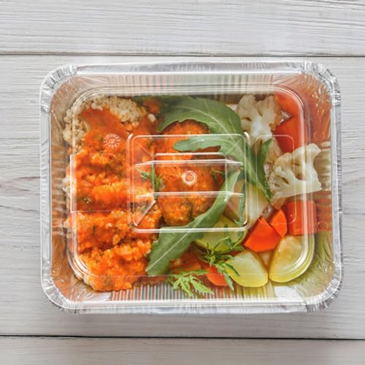 ABOOFAN Polycarbonate Hotel Pan Lids with Handle, 4pcs 1/6 Size Clear Acrylic Food Pan Lid Steam Table Pan Cover Food Storage Containers Covers for Restaurant Hotel