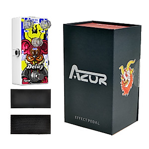 AZOR Digital Delay Guitar Effect Pedal Mouse Vintage Unique Tones Delay Pedal for Electric Guitar AP508